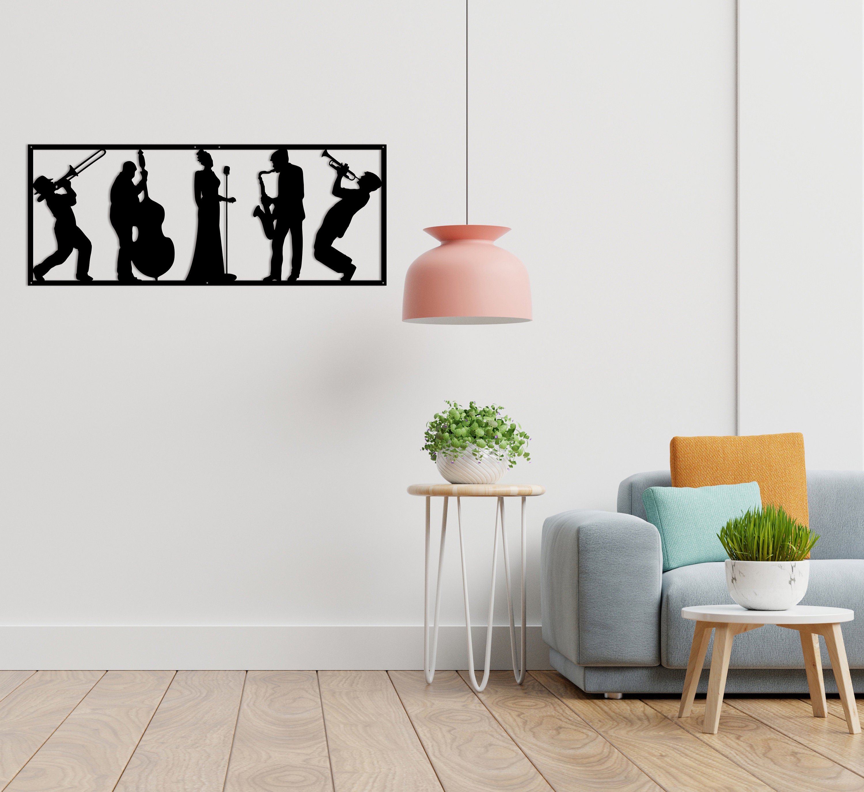 Jazz Band Wall Decor Jazz Band Wall Decor Music Metal Wall | Etsy