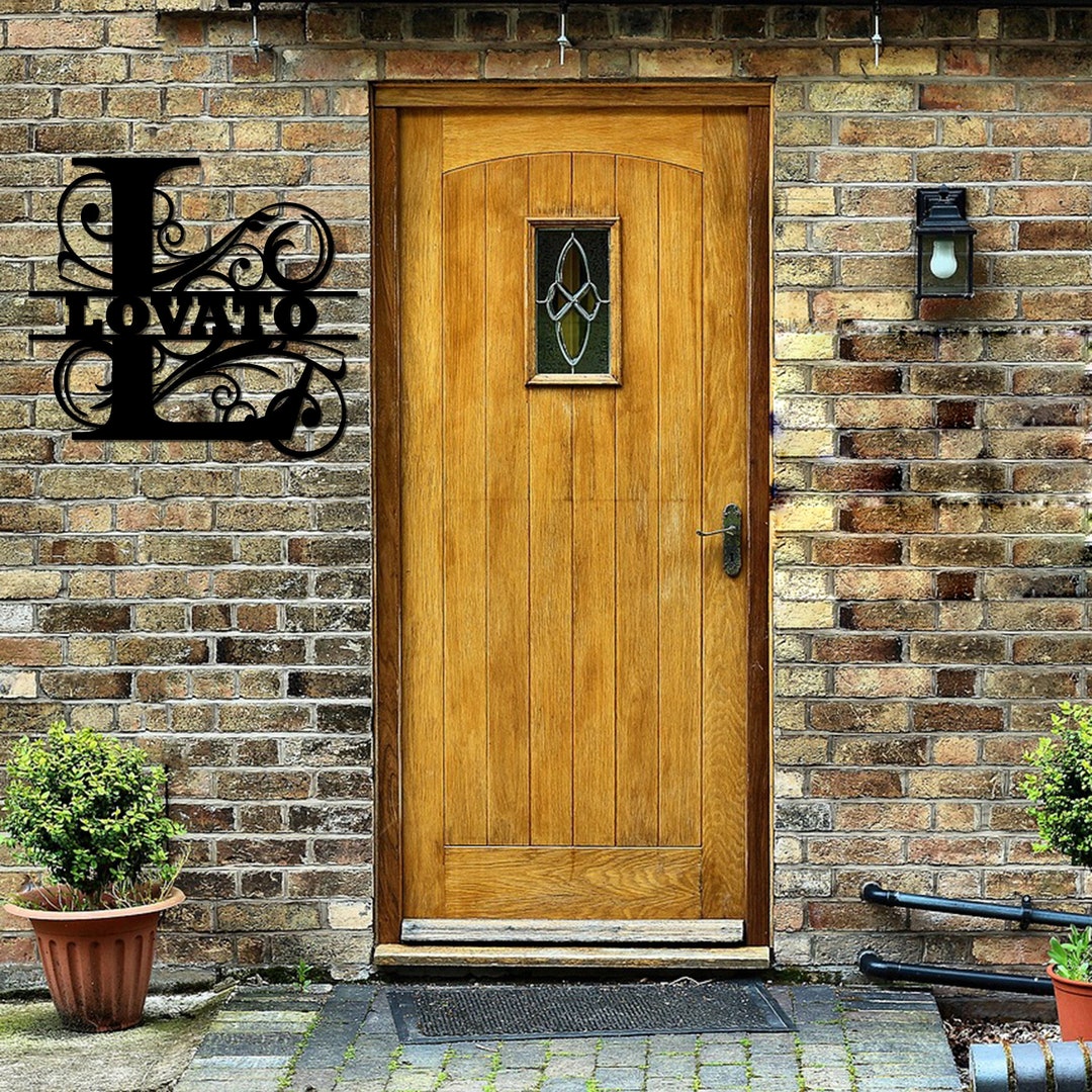 Custom Metal Signs | Monogram Wall Decor | Metal Wall Art | Last Name ...