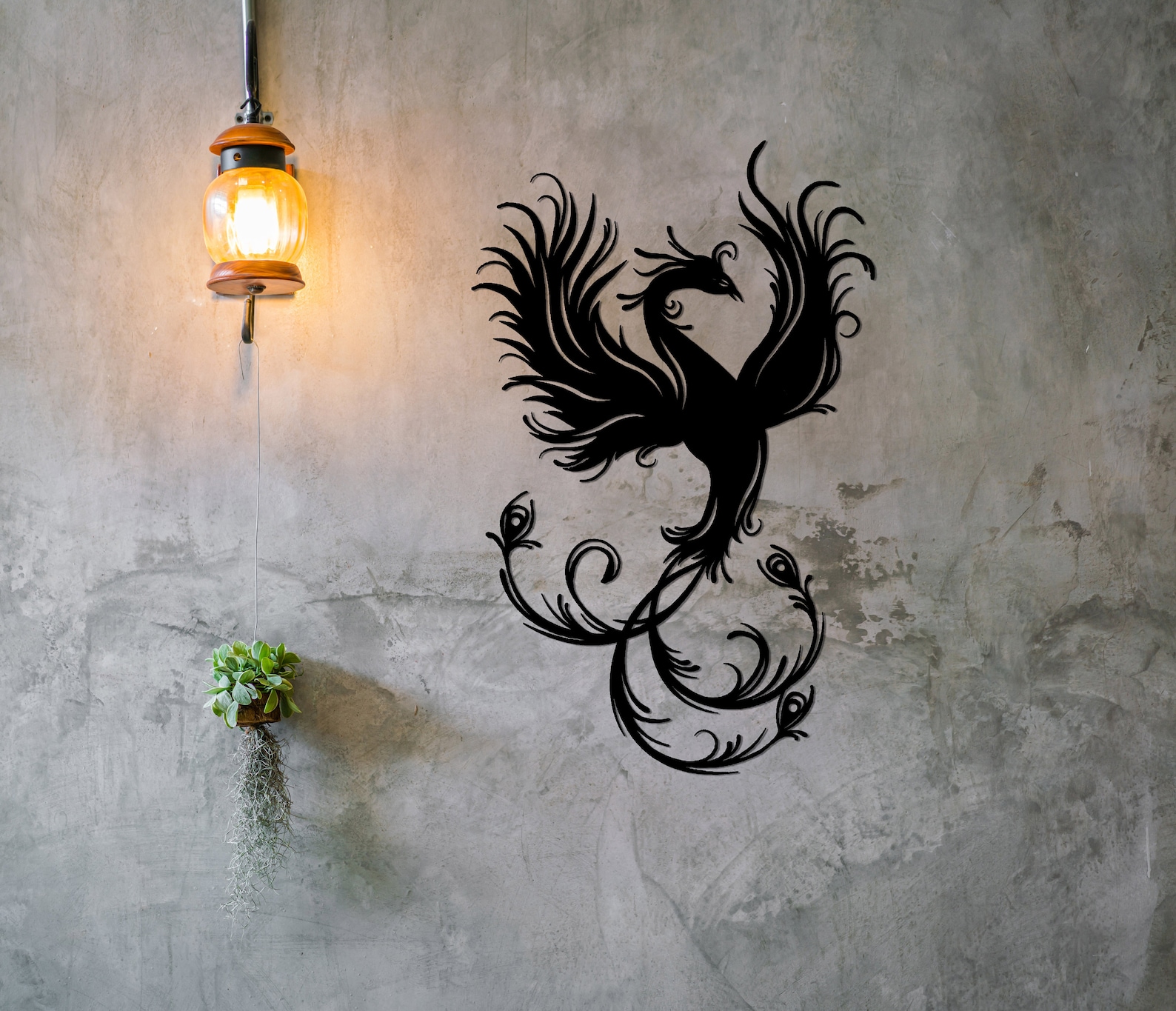 Phoenix Metal Wall Art Metal Wall Decor Metal Wall Art - Etsy