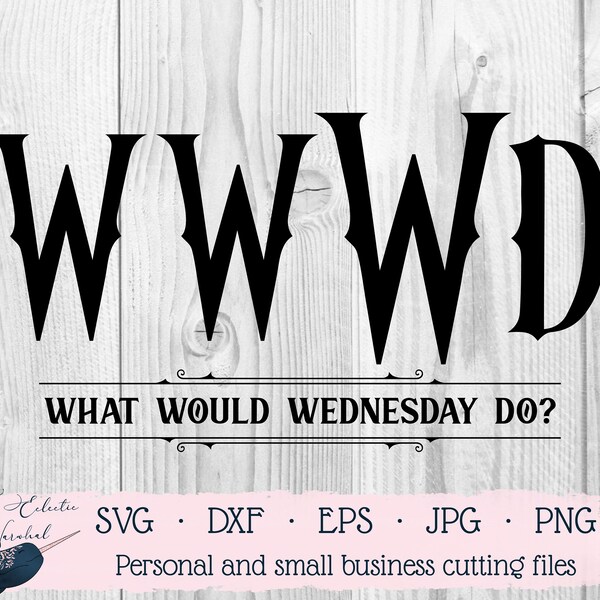 Wednesday Enid Svg - Etsy