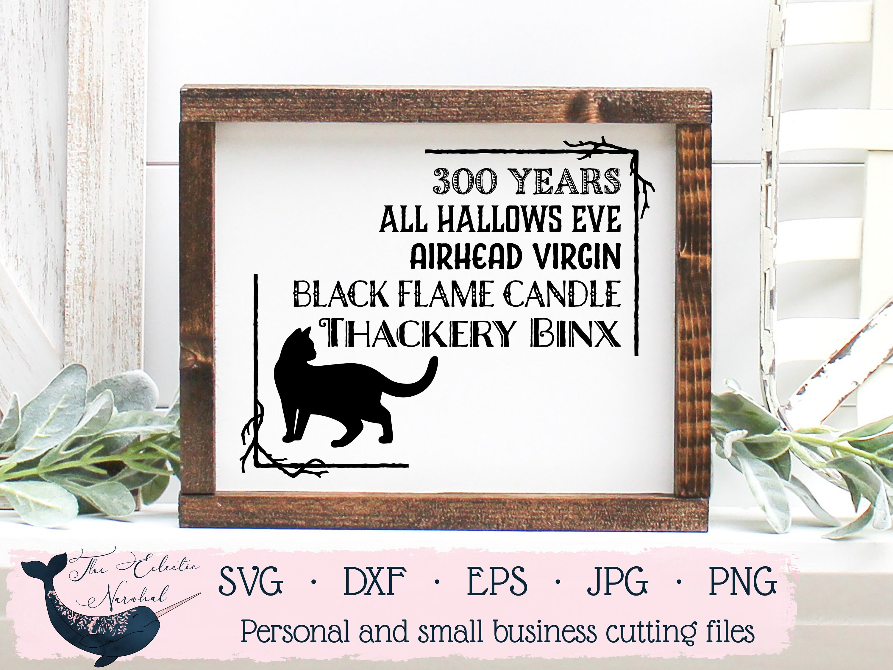 Hocus Pocus Svg Thackery Binx Svg Sanderson Sisters Svg - Etsy Singapore