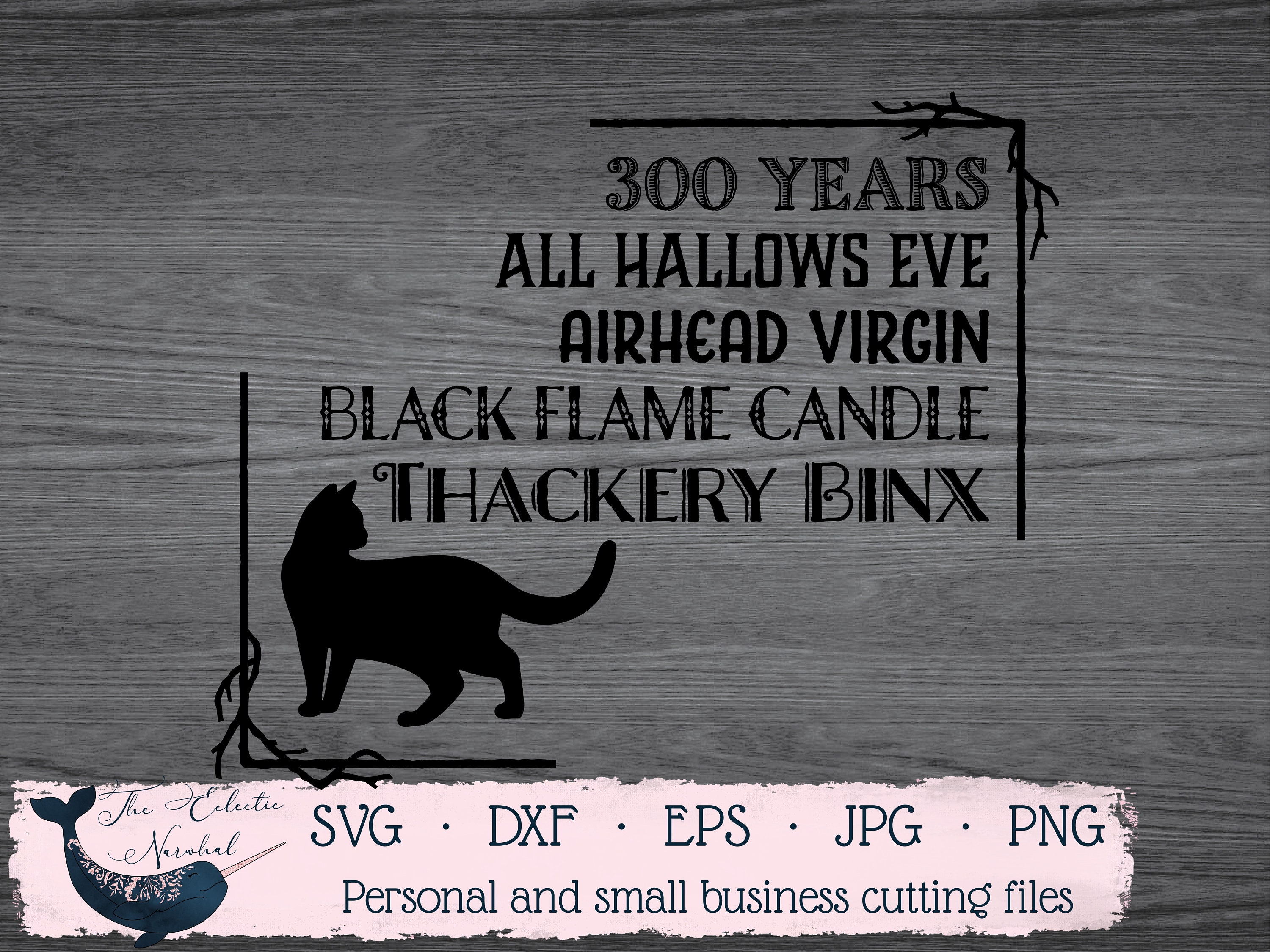 Hocus Pocus Svg Thackery Binx Svg Sanderson Sisters Svg - Etsy Ireland