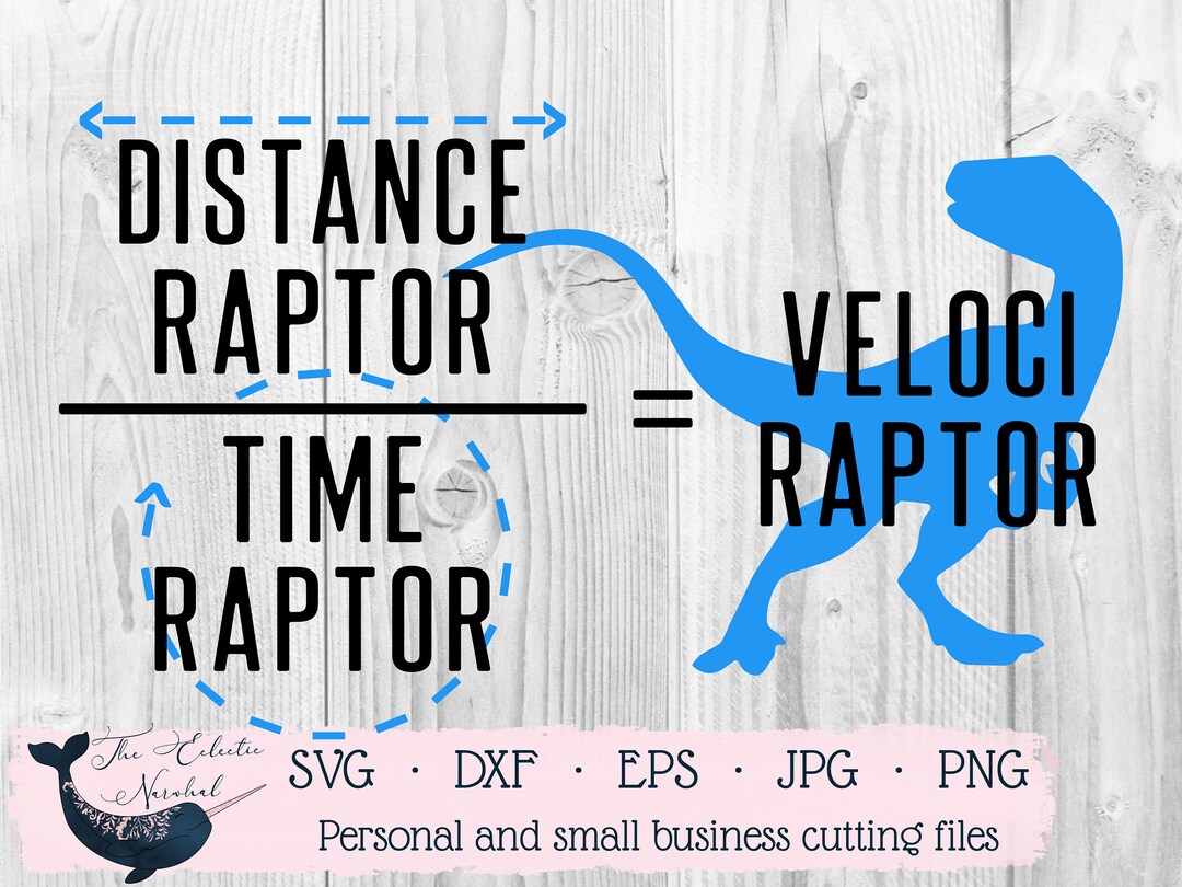Veloci-raptor Svg, Velociraptor Svg, Math Joke Svg, Dinosaur Joke Svg ...