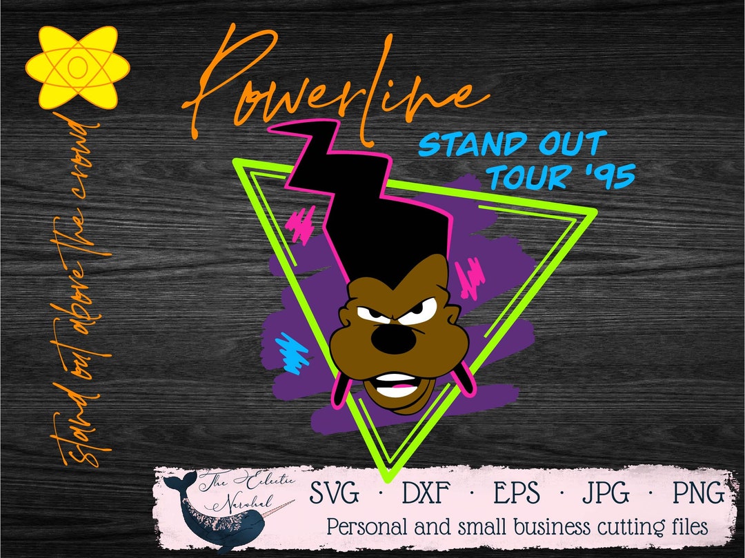 Powerline Svg A Goofy Movie Svg Powerline Tour Svg 1990s - Etsy Canada