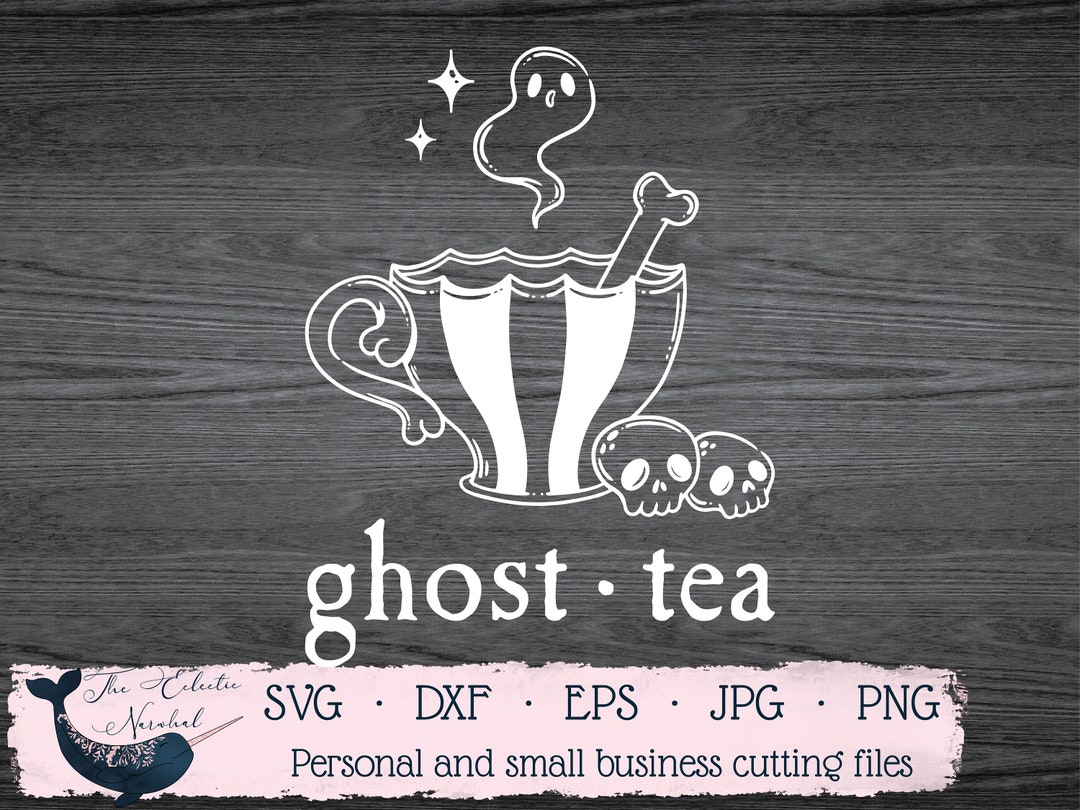 Ghost Tea Svg, Witches Teacup Svg, Ghostea, Ghostie - Etsy UK