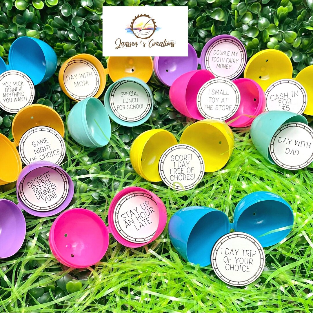 Easter Egg Coins, Easter Eggs Fillers, Easter Stuffers, 12 Reward Coins ...