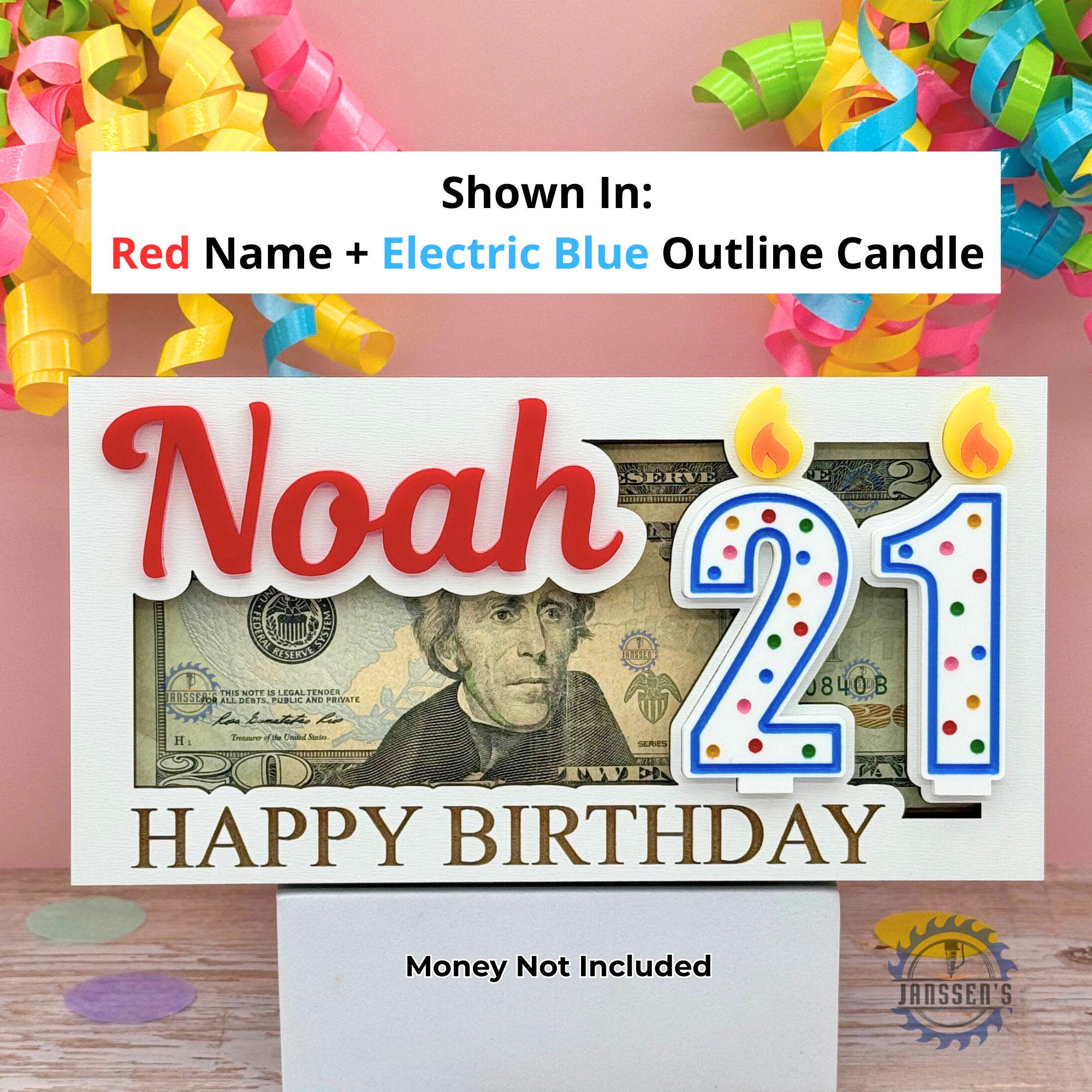 Personalized Birthday Money Holder, Kids Birthday Gifts, Birthday Gifts ...