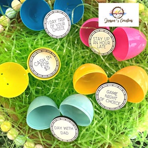 Easter Egg Coins, Easter Eggs Fillers, Easter Stuffers, 12 Reward Coins ...