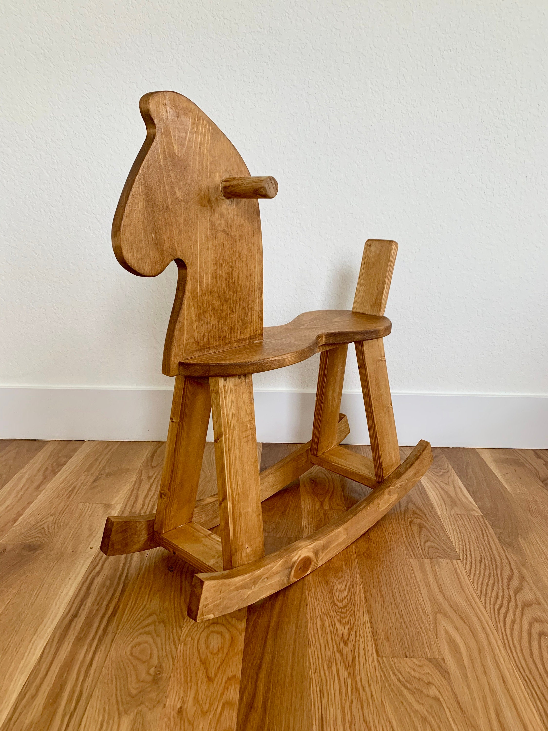 Custom Wooden Rocking Horse - Etsy