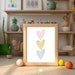 Cute Children's Hearts Print, Classroom Wall Art, Nursery Wall Art ...