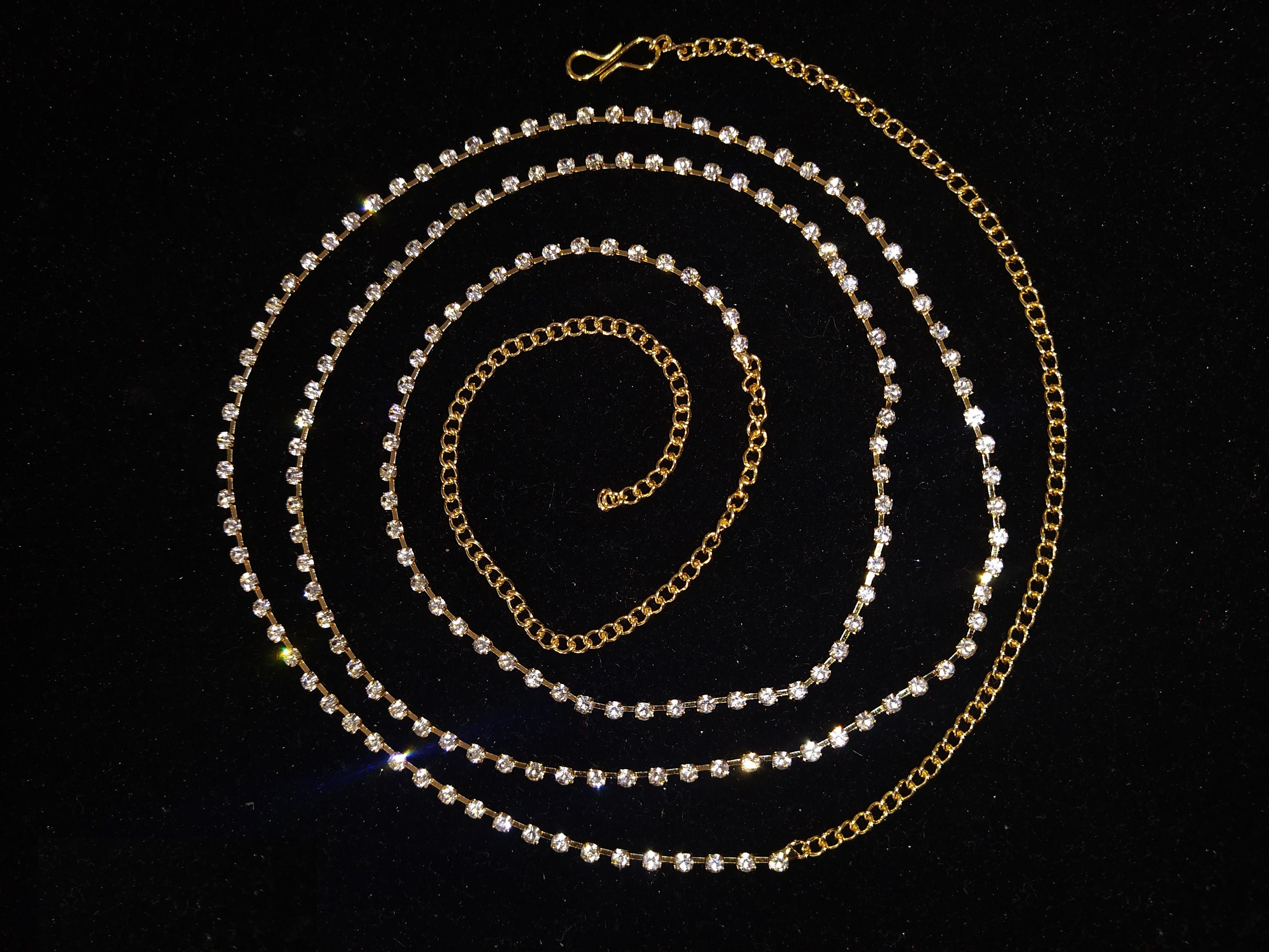 Indian Stunning Women's Girls One Line Golden Color Kundan | Etsy