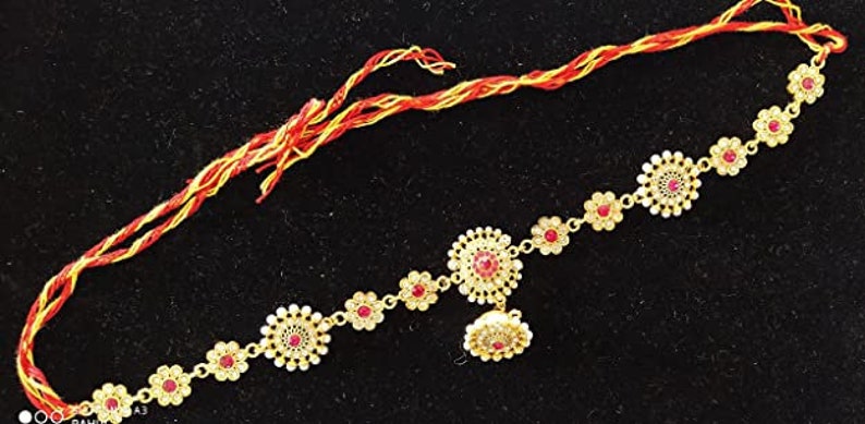 Traditional Indian Bollywood Style Rajputi Kundan Matha Patti - Etsy