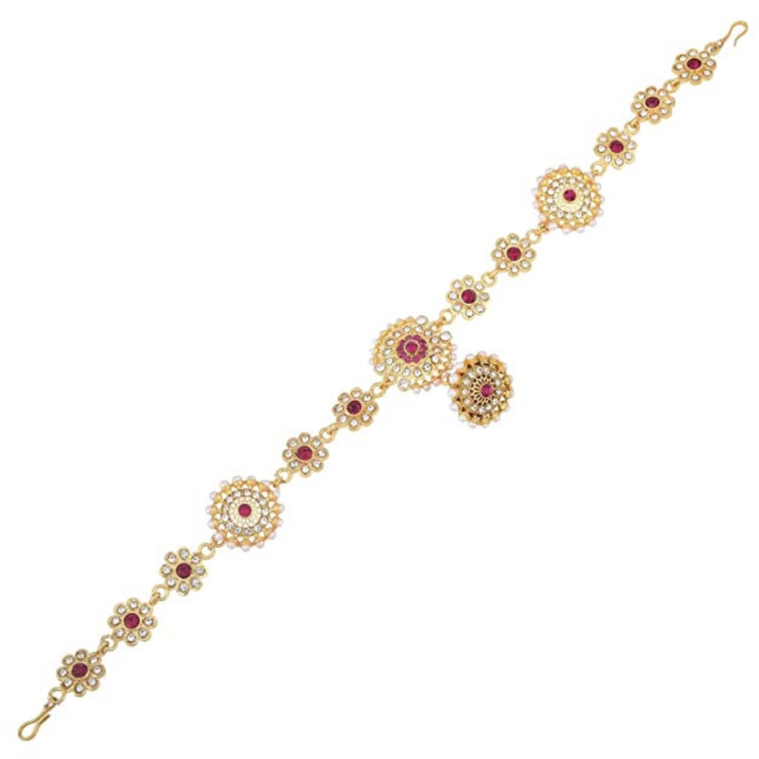 Traditional Indian Bollywood Style Rajputi Kundan Matha Patti - Etsy