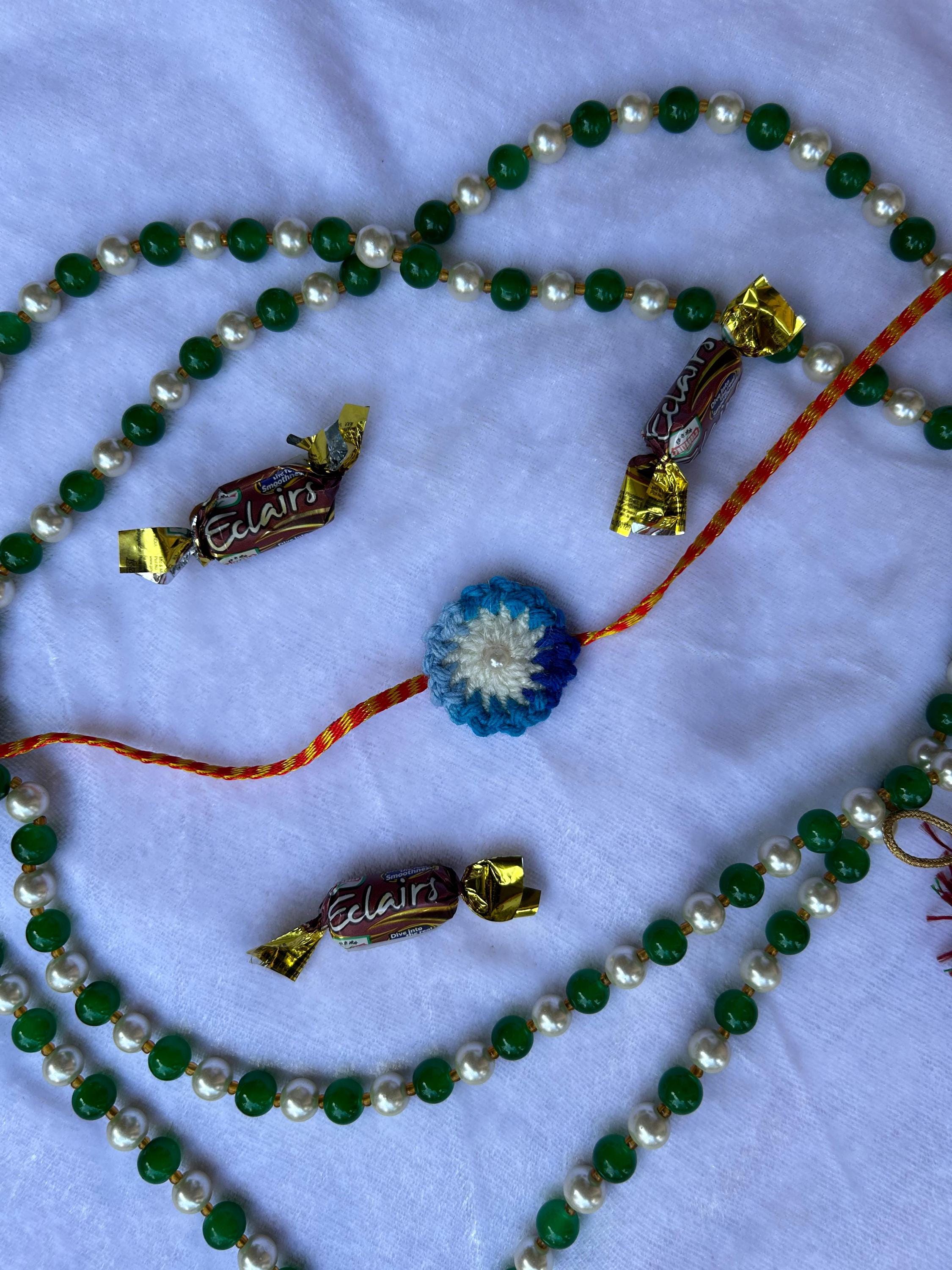 Handmade Crochet Rakhi Combos, Rakhi Hampers, Raksha Bandhan ...