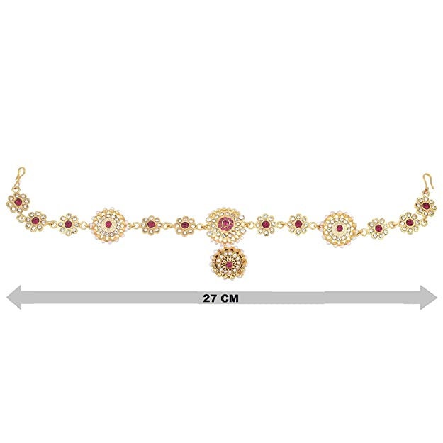 Traditional Indian Bollywood Style Rajputi Kundan Matha Patti - Etsy