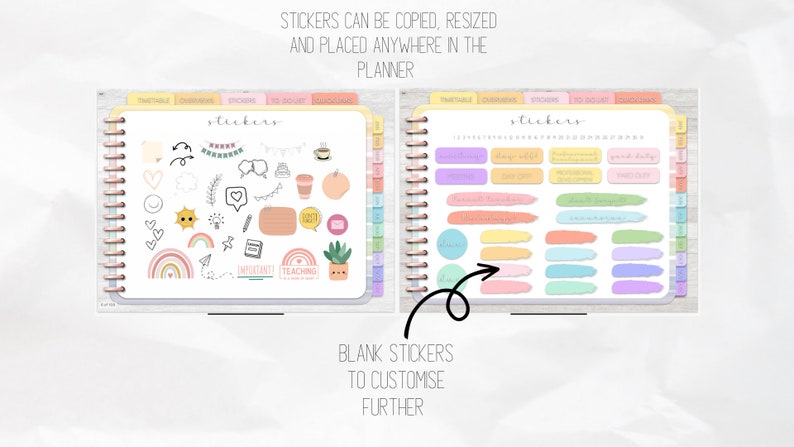 Goodnotes - Undated Teacher Digital Planner, Goodnotes, Notability ...