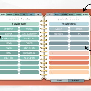 Goodnotes Undated Teacher Digital Planner, BOHO Design, Goodnotes ...