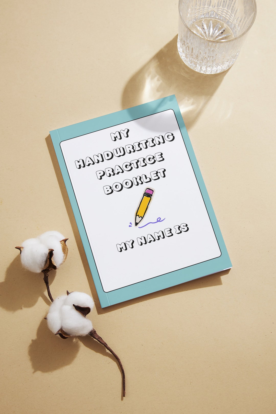 Printable Handwriting Practice Booklet - Digital Download PDF - Etsy