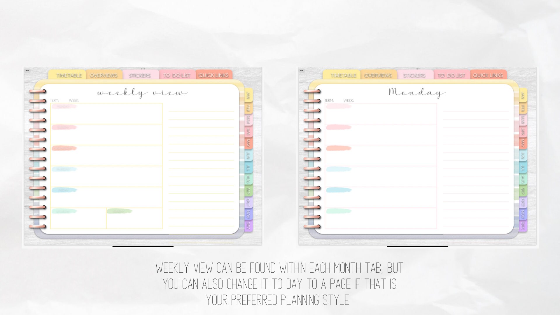 Goodnotes - Undated Teacher Digital Planner, Goodnotes, Notability ...