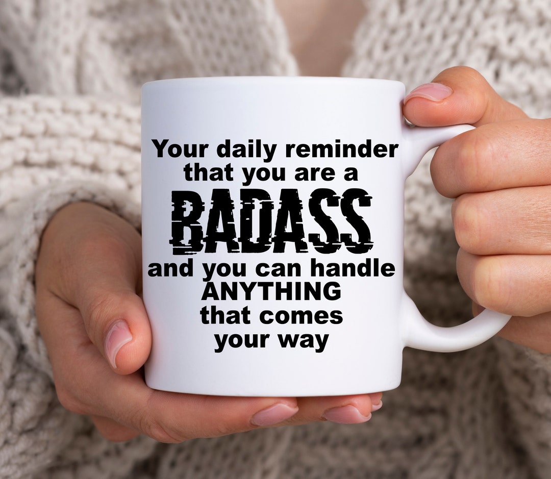 Coffee Mug With Inspiring Saying Daily Reminder Coffee Mug ...