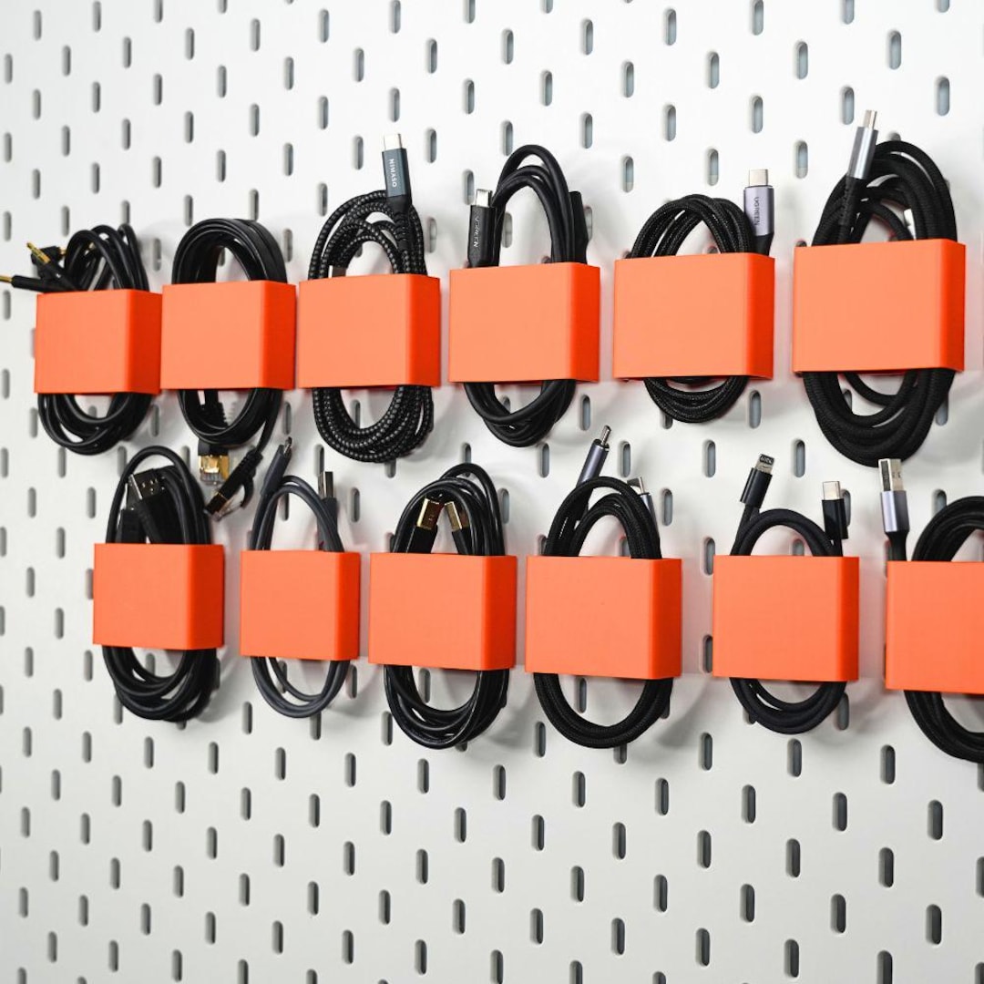 Cable Ties for IKEA SKADIS Pegboard IKEA Accessory With Magnetic ...
