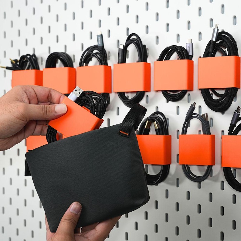 Cable Ties for IKEA SKADIS Pegboard IKEA Accessory With Magnetic ...