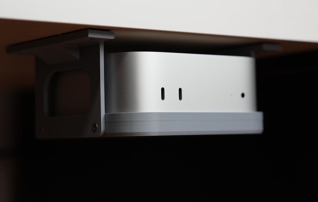 Mac Mini 2024 M4/ M4 PRO Under Desk Mount With Storage Space. - Etsy