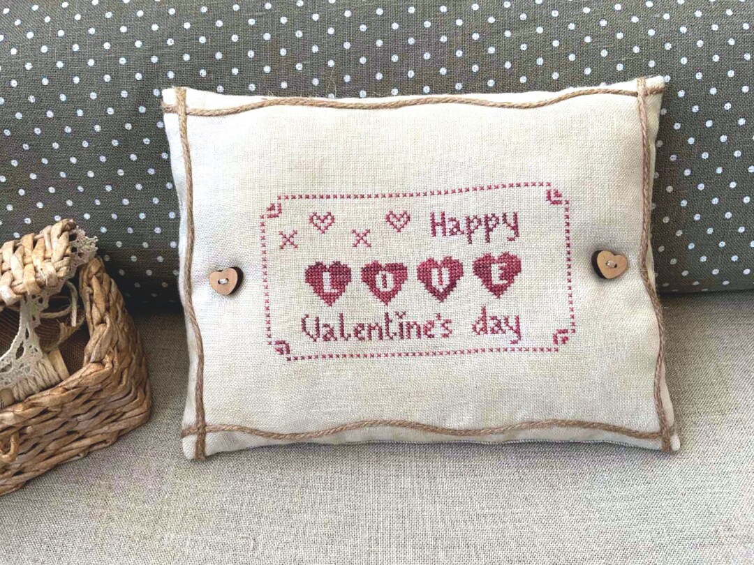 PDF Happy Valentine's Day Cross Stitch Design by Needle Treasures Nook ...