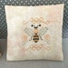 PDF Bee Love by Needle Treasures Nook Bee Cross Stitch Design Minimalist Primitive Bee Cross ...