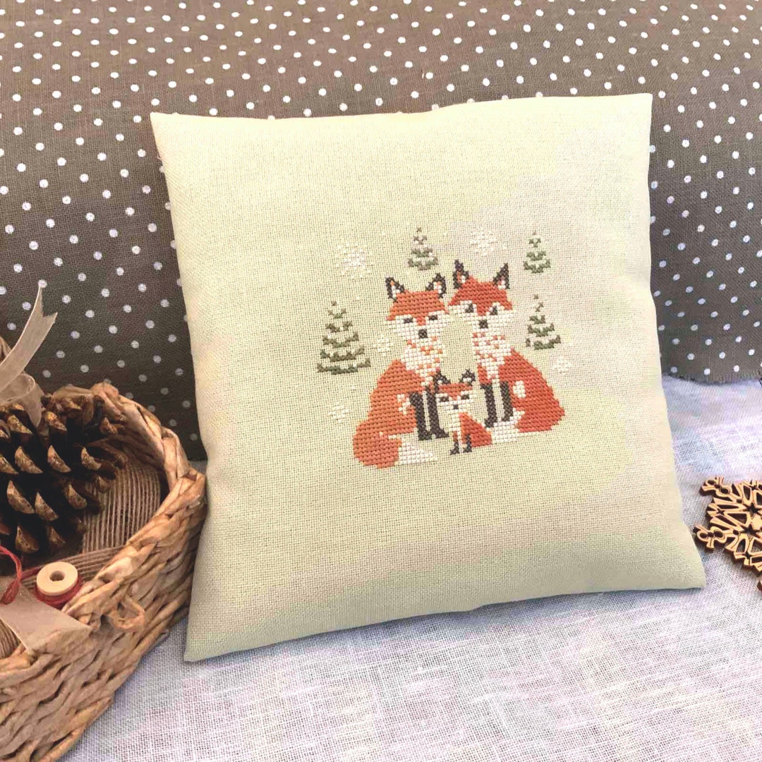 PDF Fox Family by Needle Treasures Nook Holiday Design, Winter Fox ...