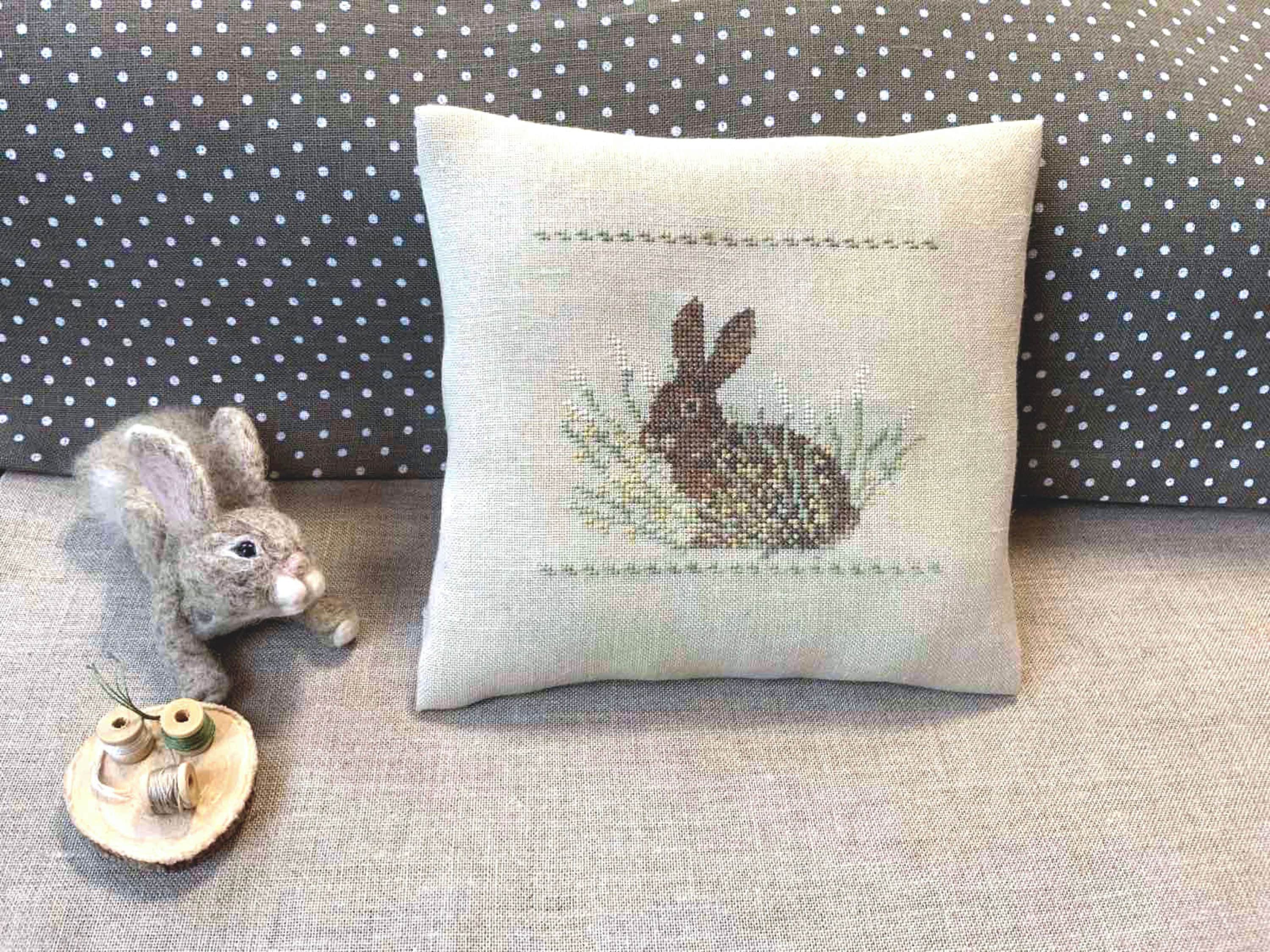 PDF the Hare by Needle Treasures Nook Primitive Bunny Easter Cross ...