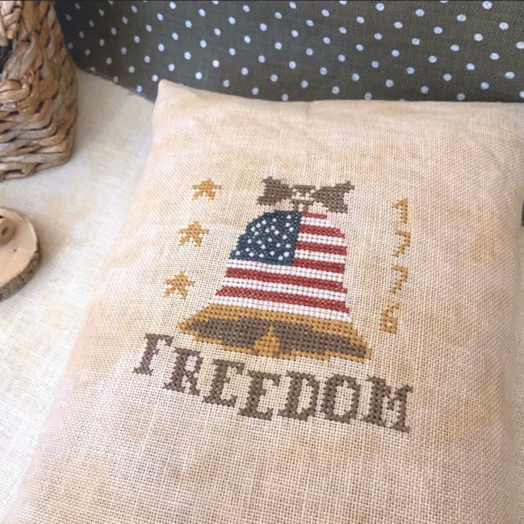 PDF Let Freedom Ring by Needle Treasures Nook Cross Stitch Patriotic ...