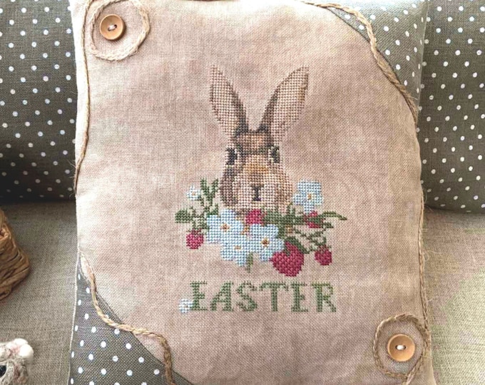 PDF Easter Bunny and Easter Egg Cross Stitch Pattern PDF - Etsy