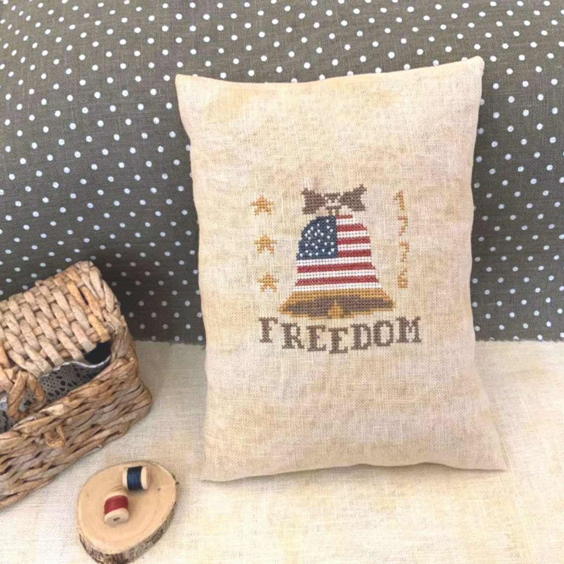 PDF Let Freedom Ring by Needle Treasures Nook Cross Stitch Patriotic ...