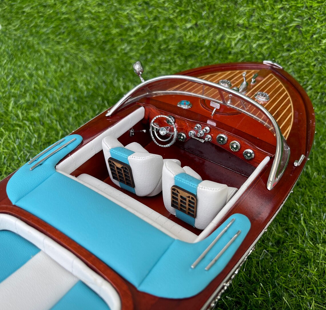 Riva Aquarama Italian Model Speed Boat Handcrafted Wooden | Etsy Canada