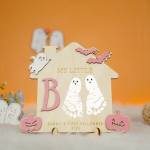 Babys First Halloween Keepsake, DIY Halloween Footprint Art,new Baby ...