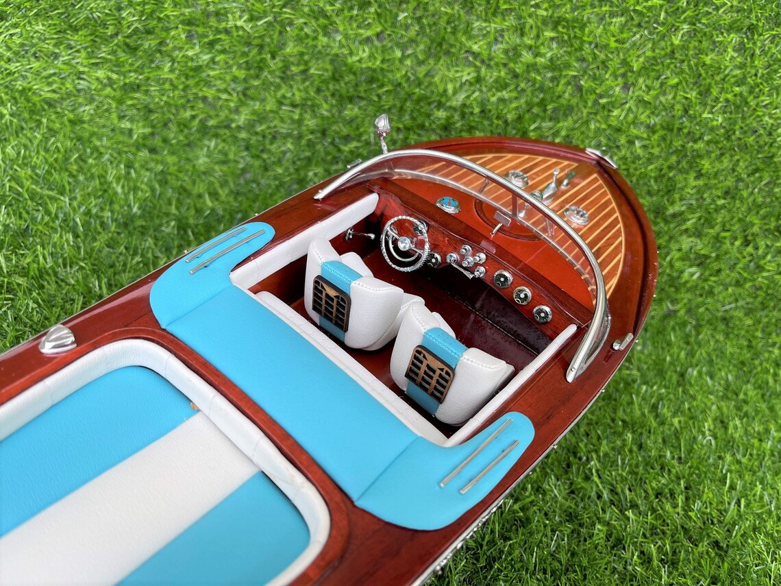 Riva Aquarama Italian Model Speed Boat Handcrafted Wooden | Etsy Canada