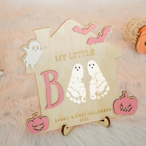 Babys First Halloween Keepsake, DIY Halloween Footprint Art,new Baby ...
