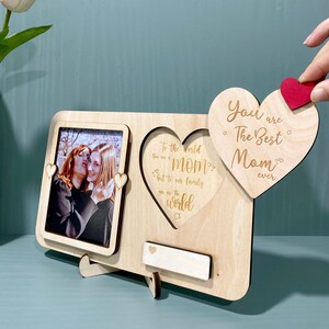 Mother Day Photo Frame, Gift From Daughter, Best Mom Ever, Custom ...