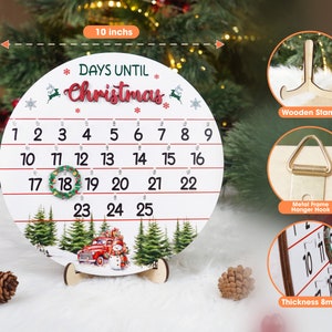 Countdown to Christmas, Christmas Countdown Advent Calendar 2023, Days ...
