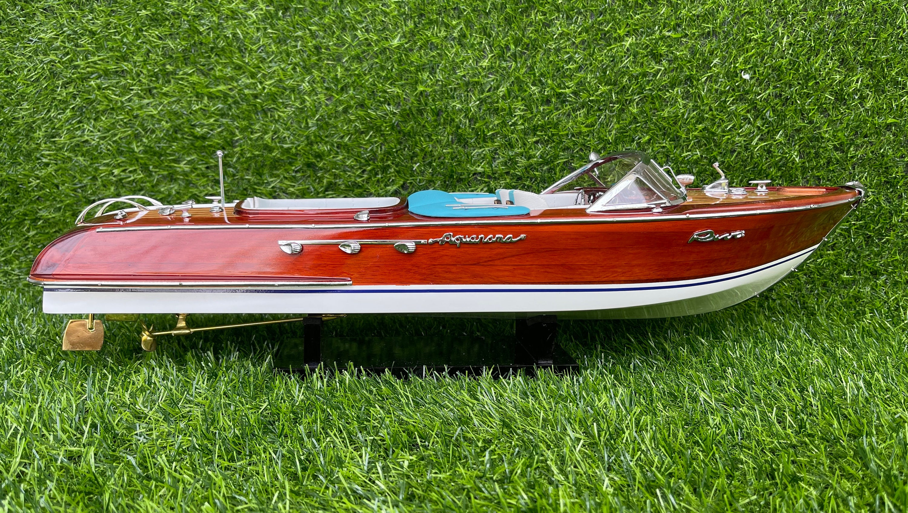Riva Aquarama Italian Model Speed Boat Handcrafted Wooden | Etsy Canada