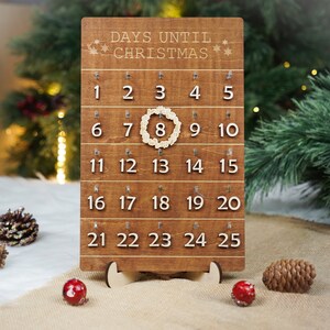 Countdown to Christmas, Christmas Countdown Advent Calendar 2023, Days ...