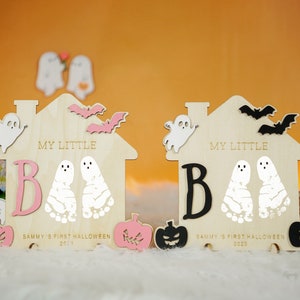 Babys First Halloween Keepsake, DIY Halloween Footprint Art,new Baby ...
