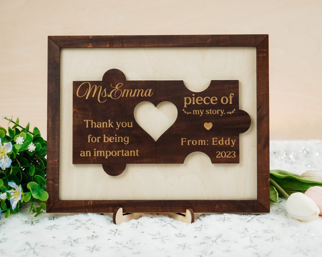 Personalized Teacher Picture Frame Teacher Student Frame - Etsy