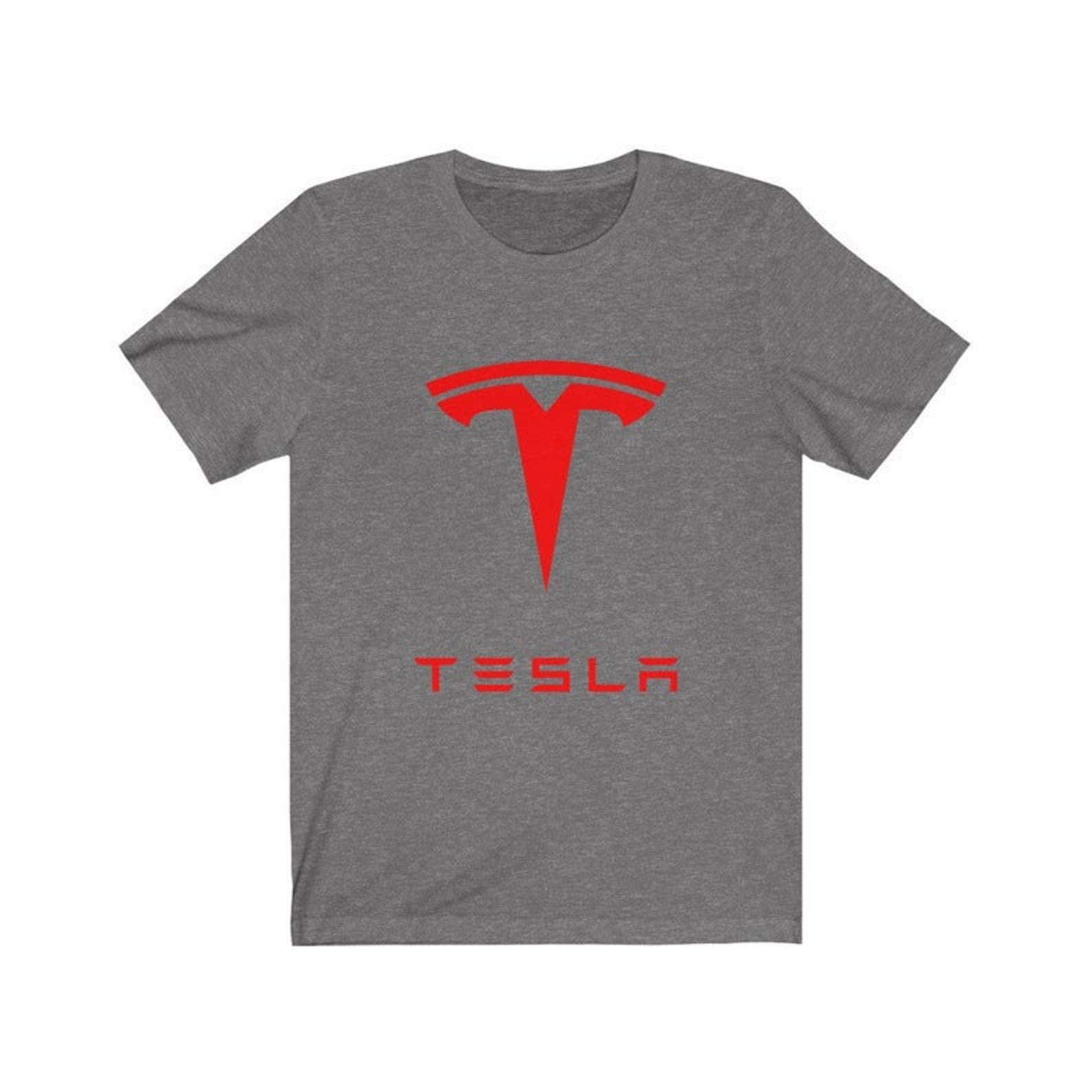 Tesla Logo Shirt Tesla Logo Luxury Car Unisex T-shirt | Etsy