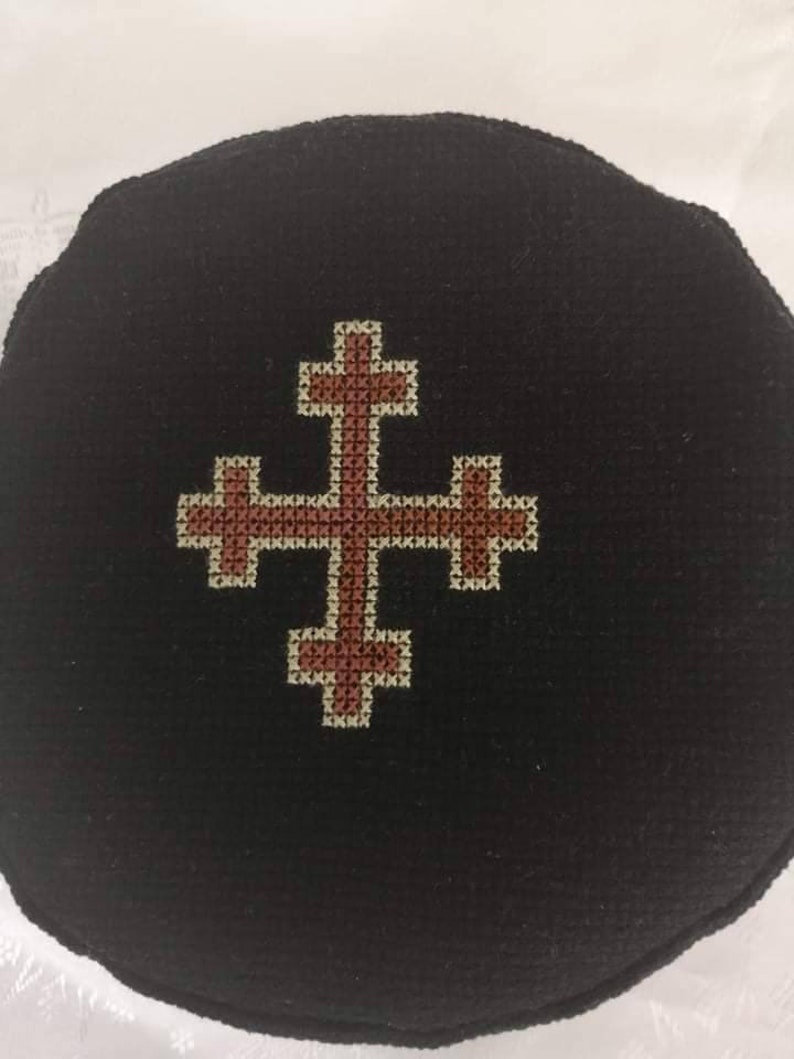 Hand Embroidered Hat,skufia, Fabric Hat, Embroidered Hat, Georgian ...
