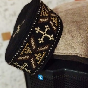 Hand Embroidered Skufia Hat: Georgian Khevsurian Design - Etsy