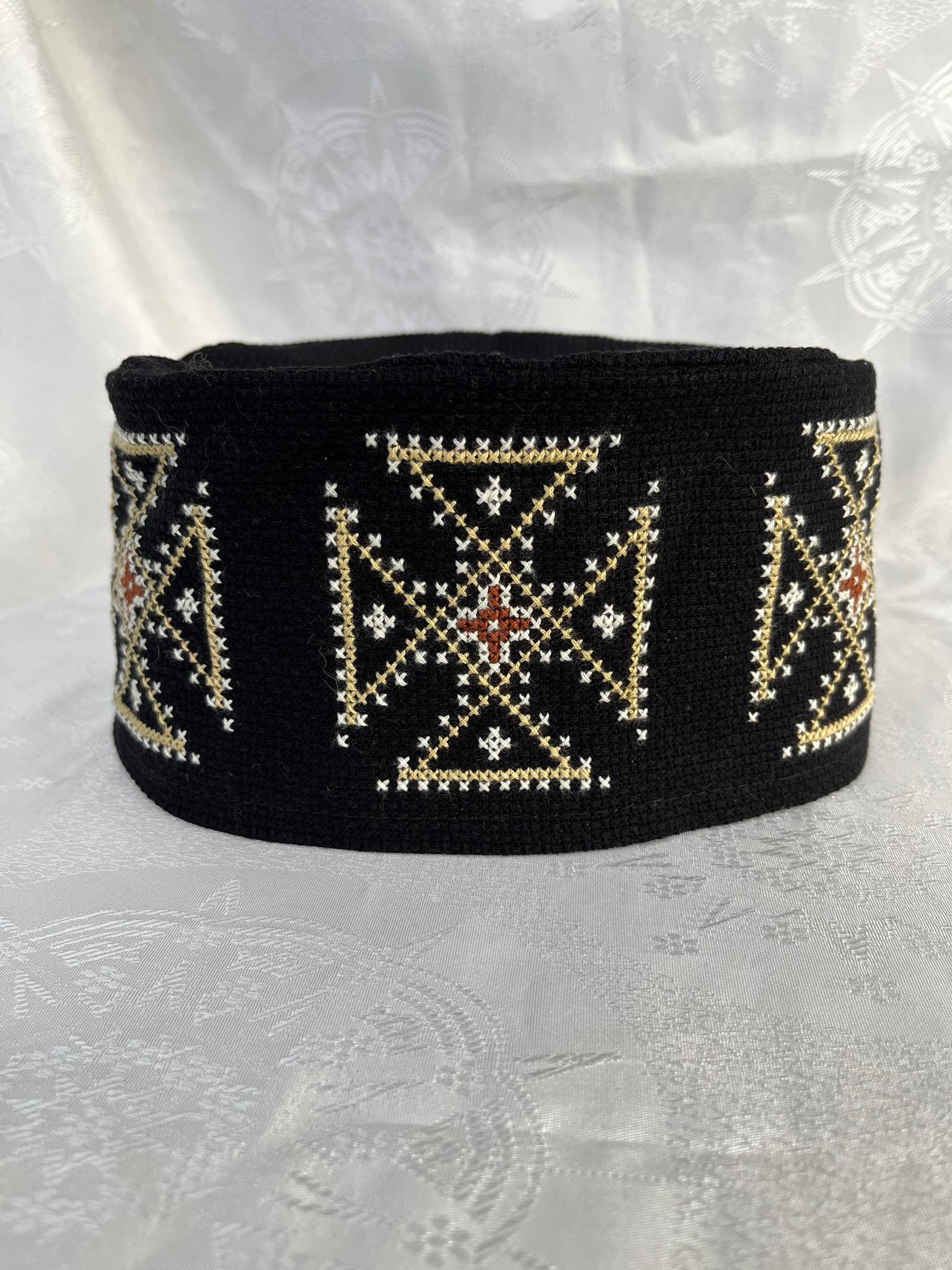 Hand Embroidered Hat,skufia,fabric Hat,ethnic Embroidery Hat,georgian ...