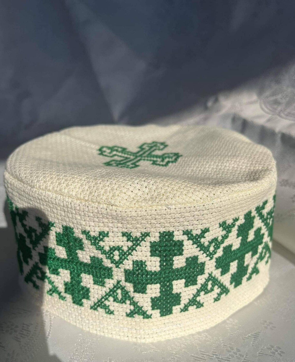 Hand Embroidered Hatfabric Hatembroidered Hatcross - Etsy