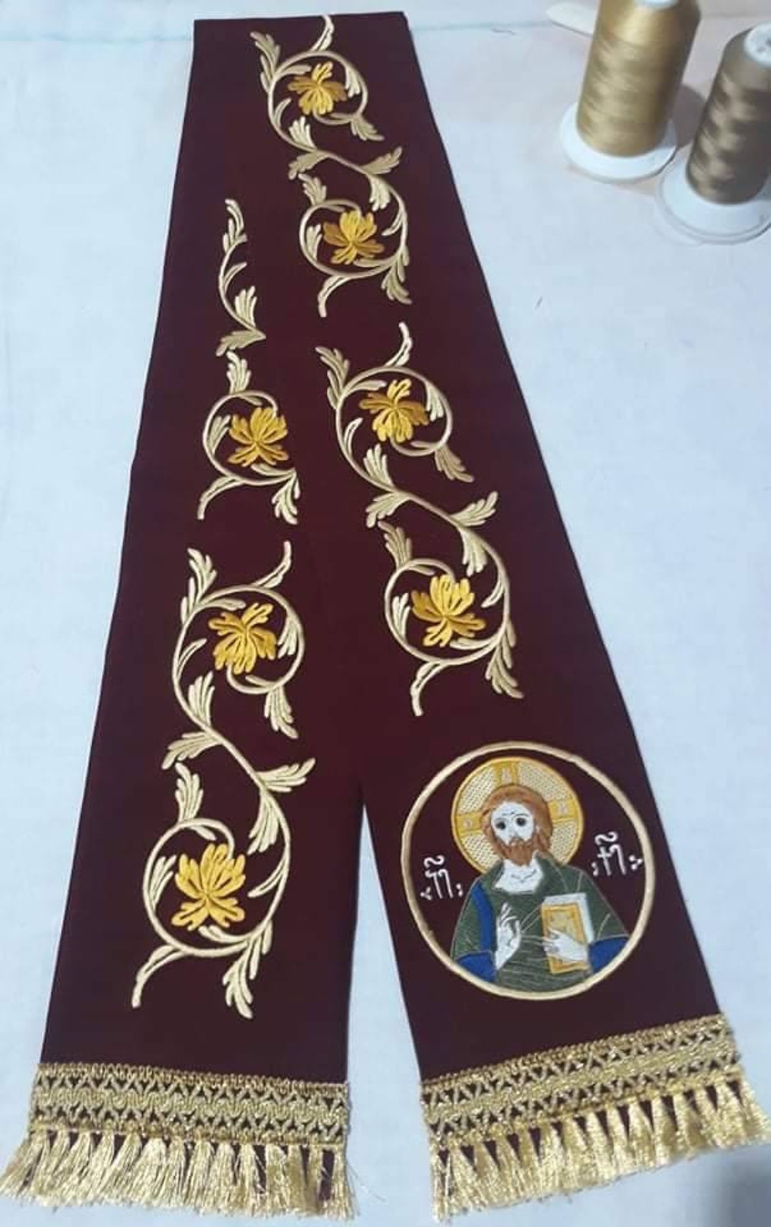 Gospel Bookmarks, Hand Embroidered, Gospel Bookmarks of the Orthodox ...